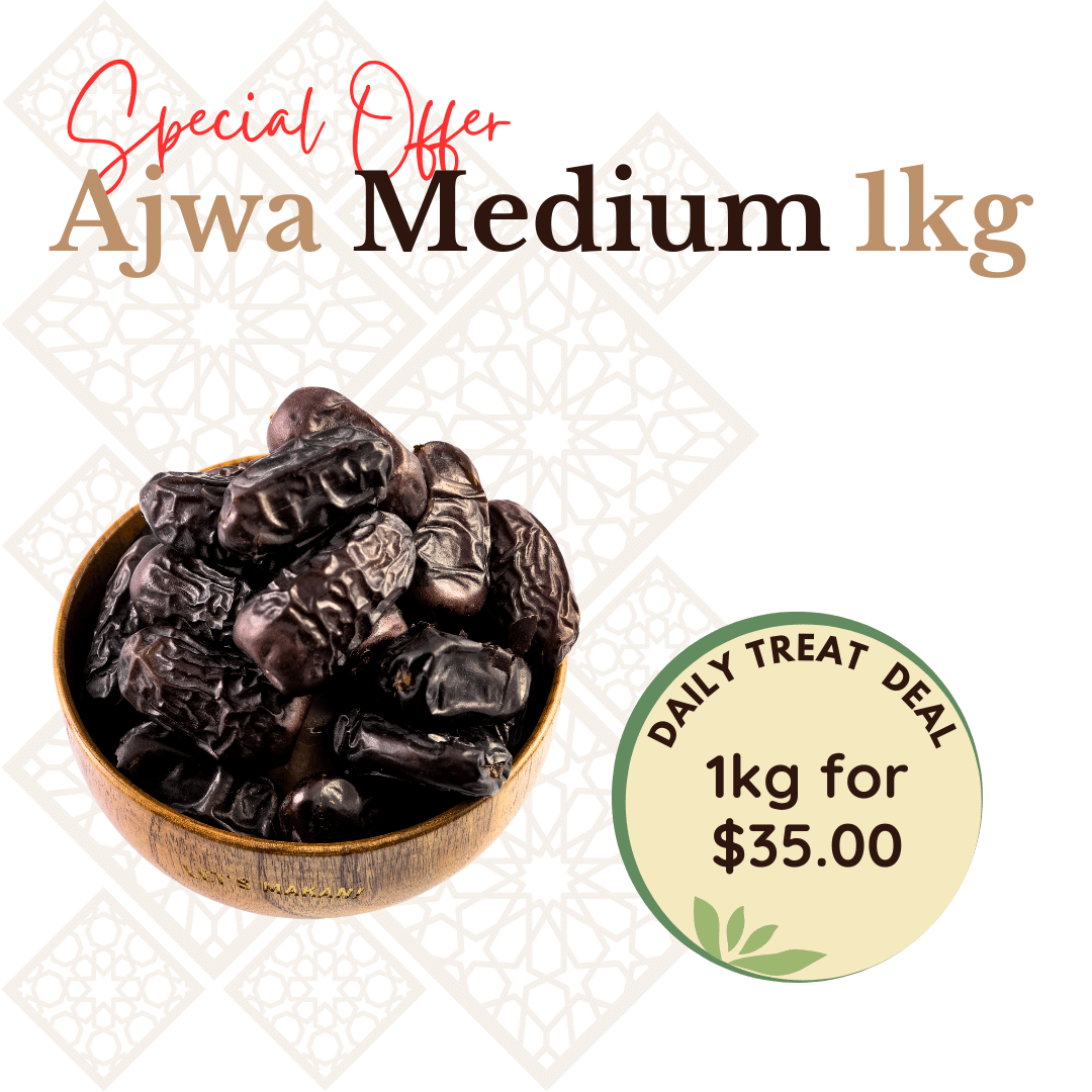 Al-Maarwan Ajwa Medium – Millenia Herbs
